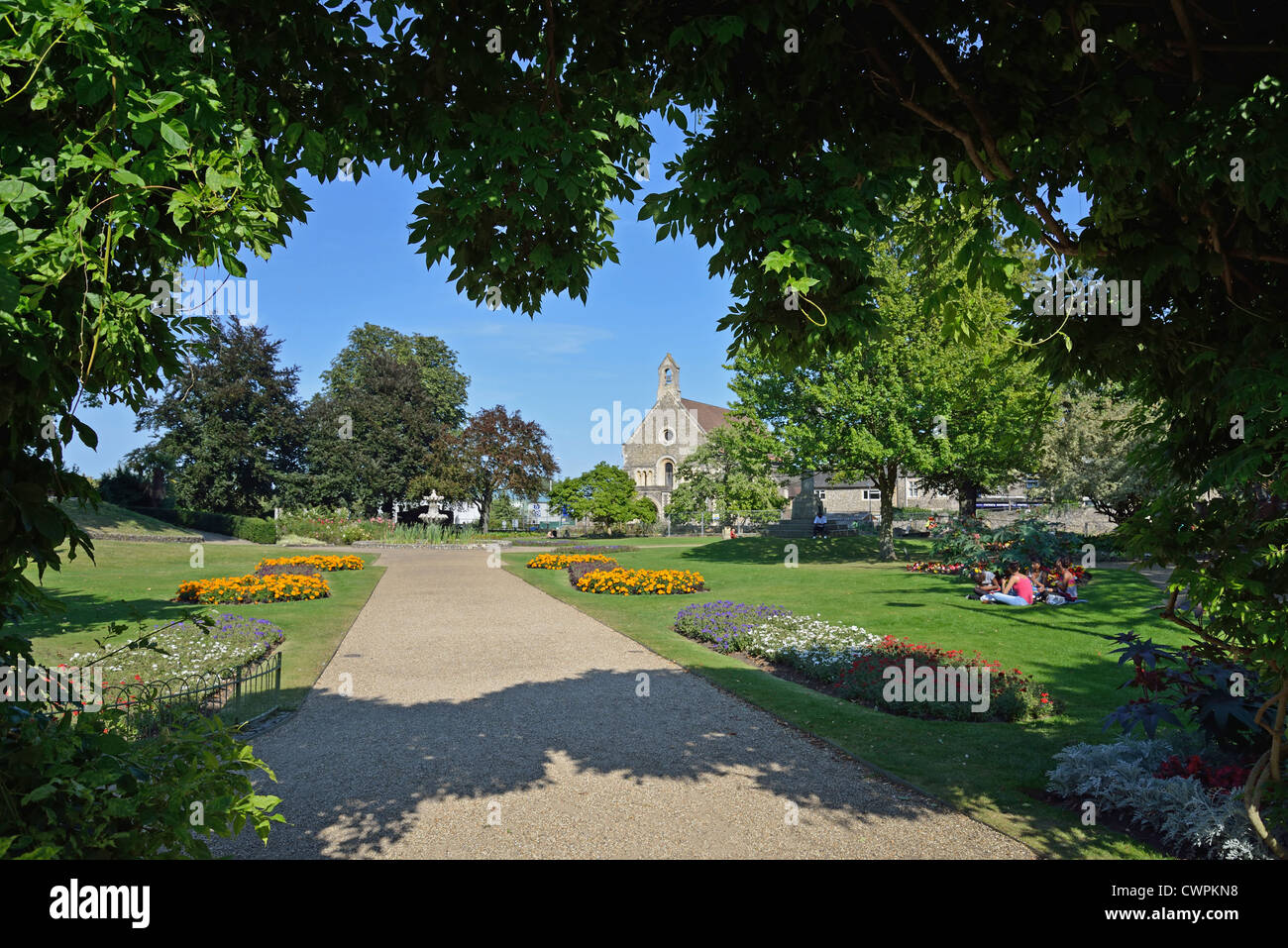 Forbury Gardens, Reading, Berkshire, England, United Kingdom Stock ...