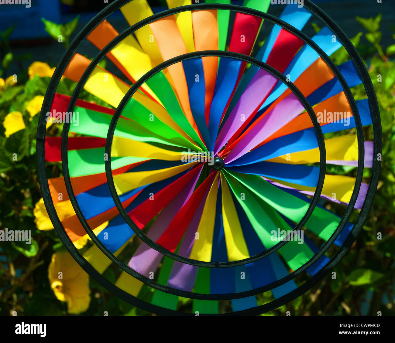 Multi wheel cloth windmill Stock Photo - Alamy