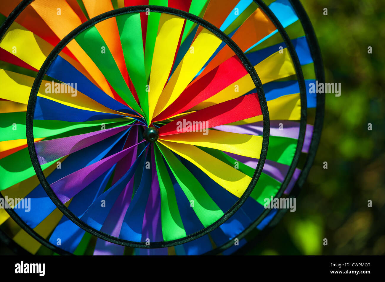 Multi wheel cloth windmill Stock Photo - Alamy