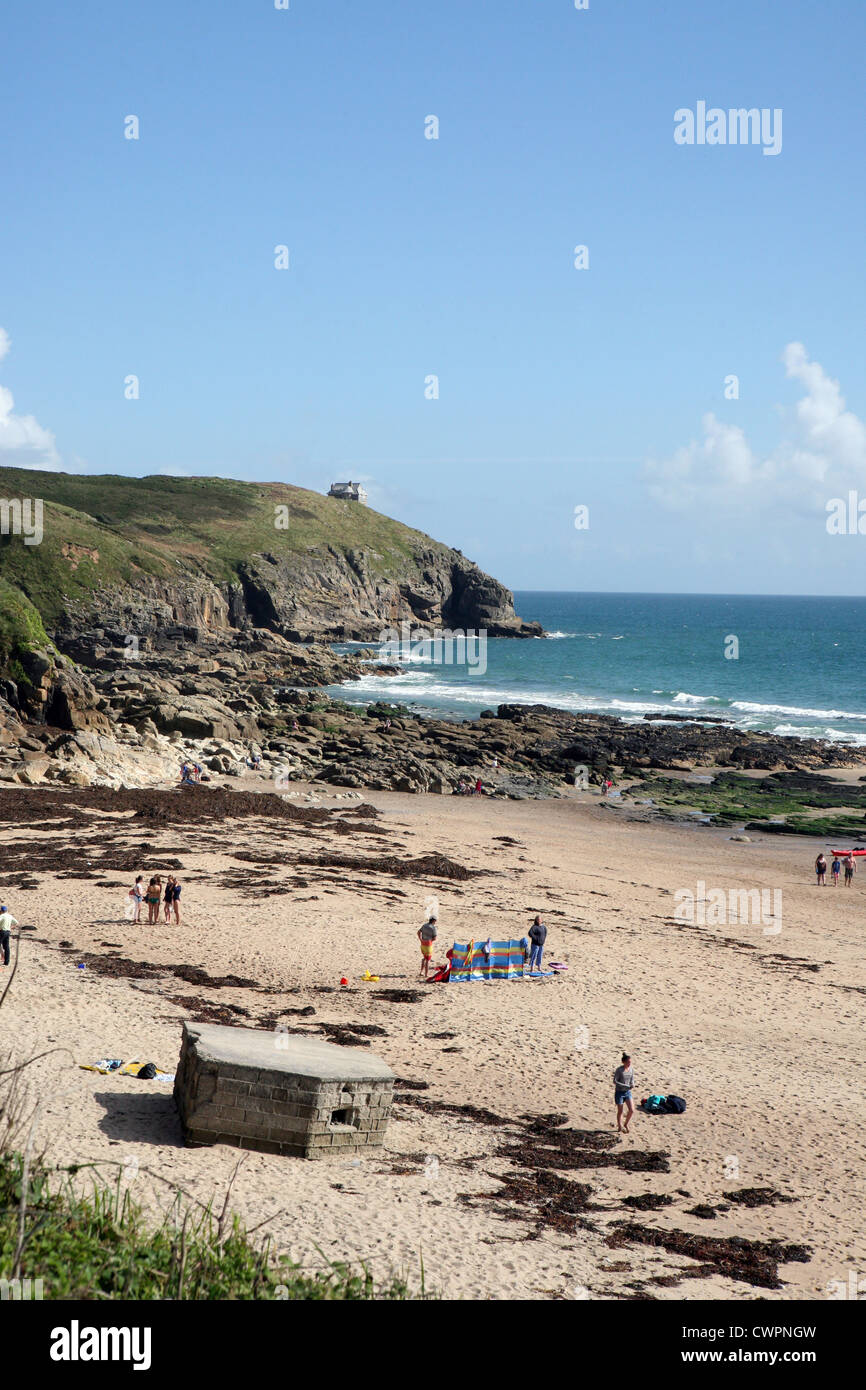 Praa sands Penwith Lizard Cornwall England UK Stock Photo - Alamy