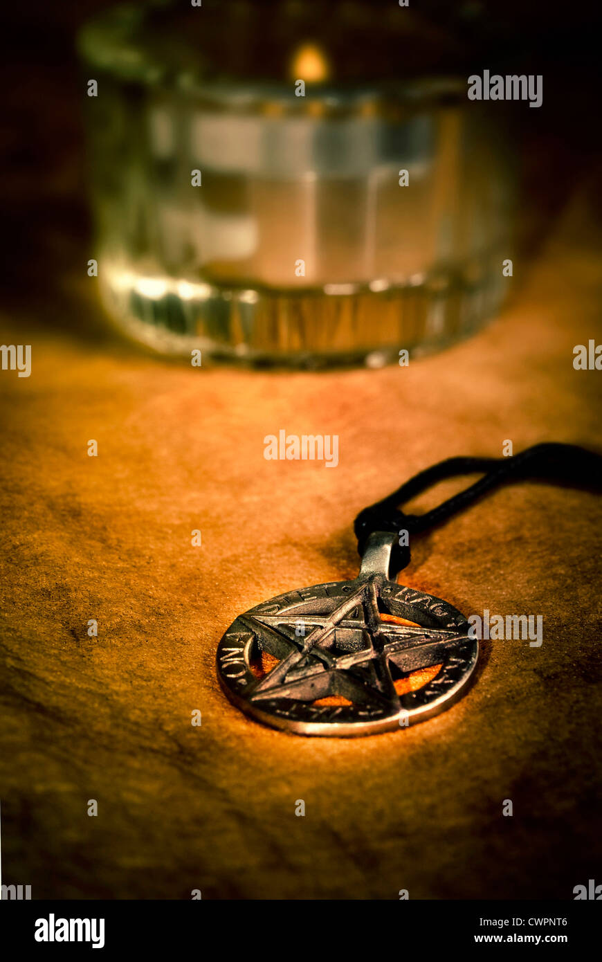 Pentagram pentacle symbol magic hi-res stock photography and images - Alamy