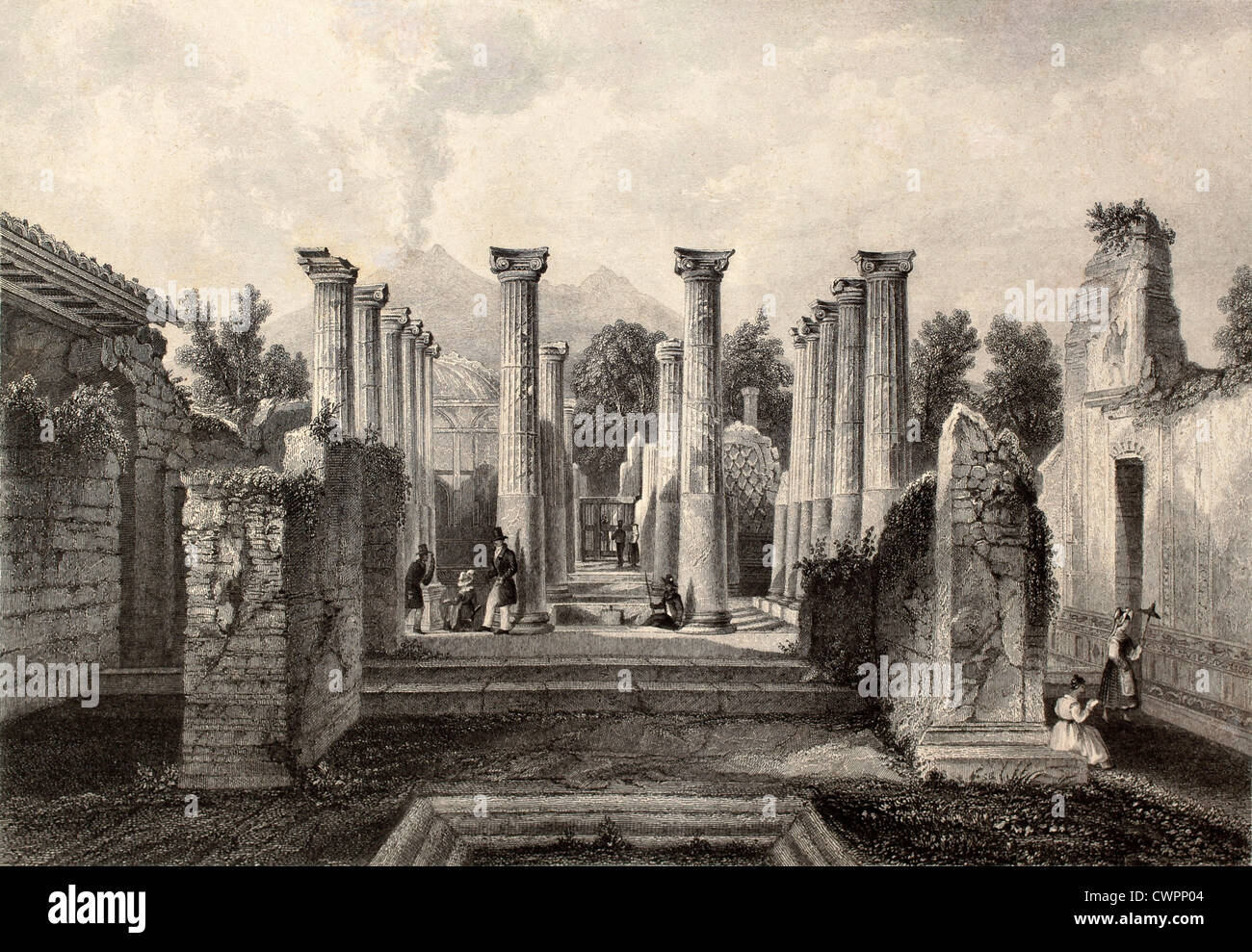 Ancient roman house drawing hi-res stock photography and images - Alamy