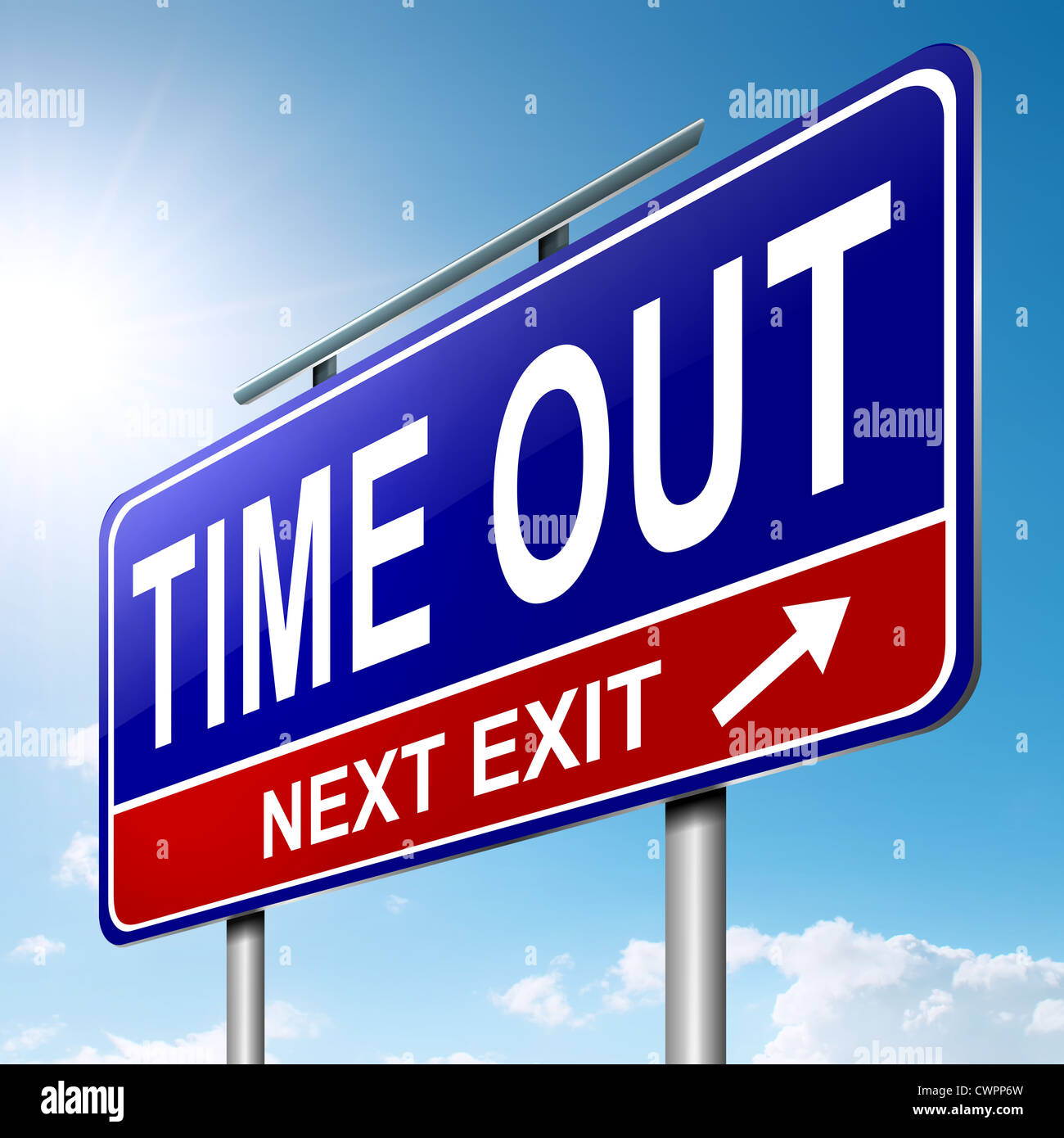 Time out concept Stock Photo - Alamy