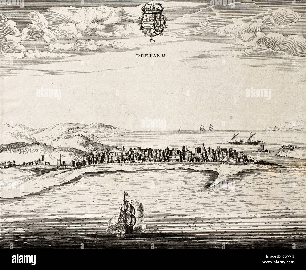 Trapani, in the west Sicily Stock Photo - Alamy