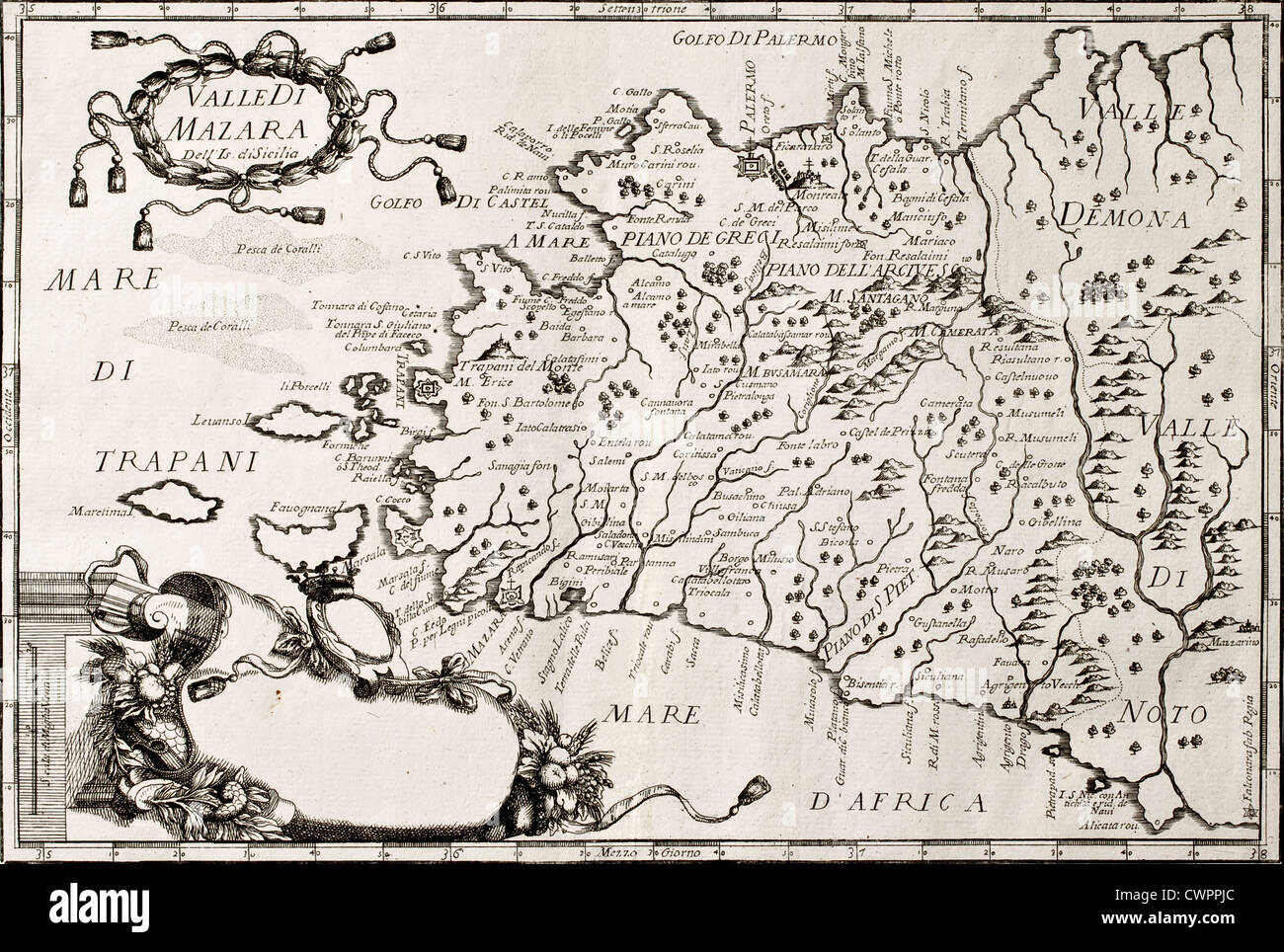 Screenpresso Trapani Sicily Map 1+ Hundred Trapani Map Royalty Free