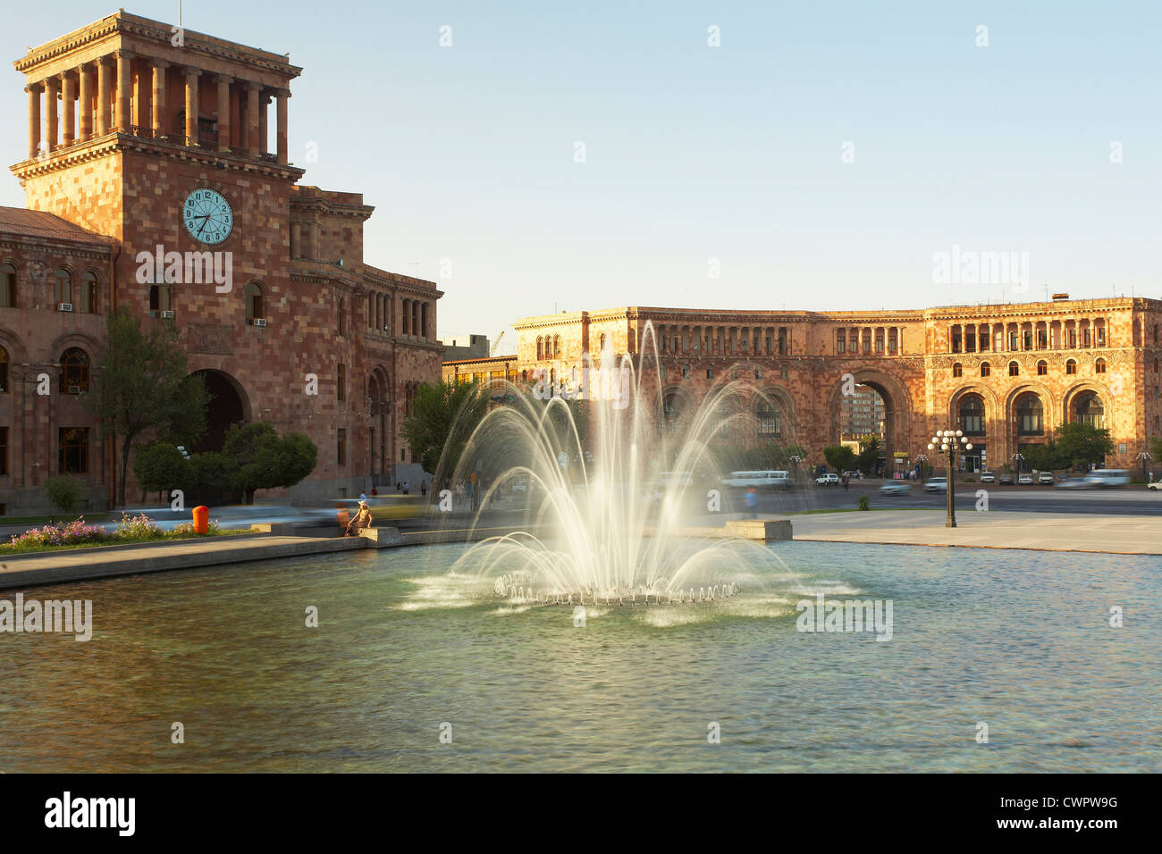 Republic Square Yerevan Stock Photo - Alamy