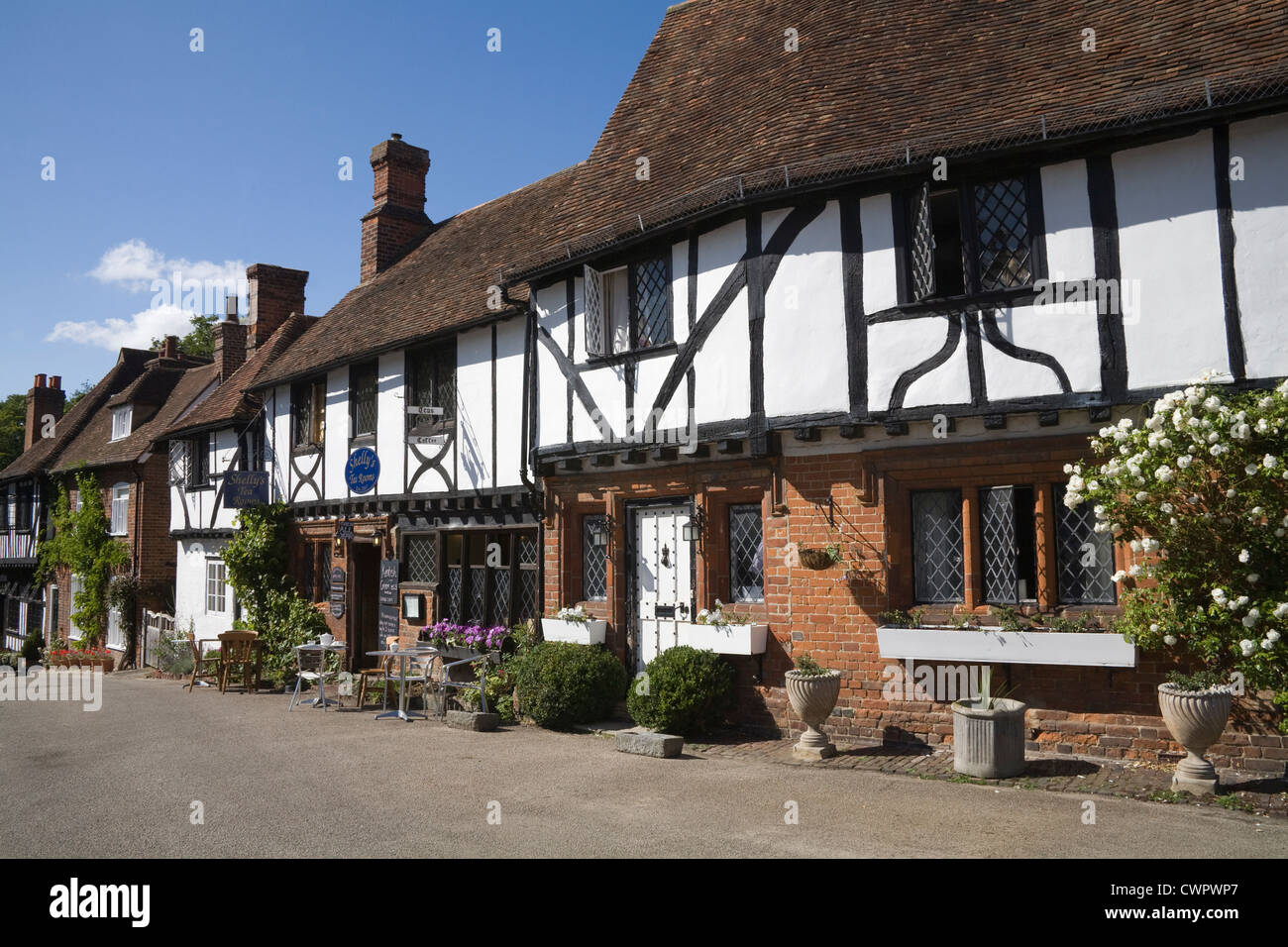 Chilham Kent England August Shelly's Tea Room in The Square of this ...