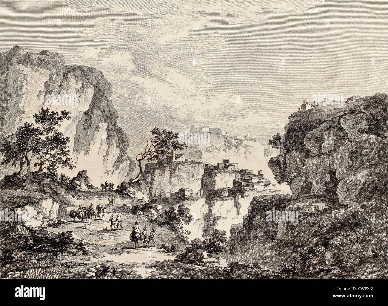 Castrogiovanni ancient enna italy antique hi-res stock photography and ...