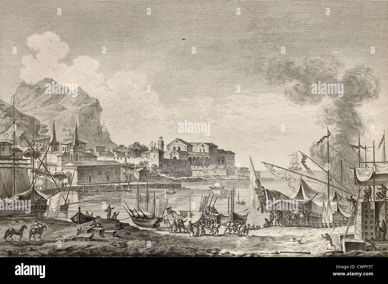 port of Palermo, Italy Stock Photo - Alamy