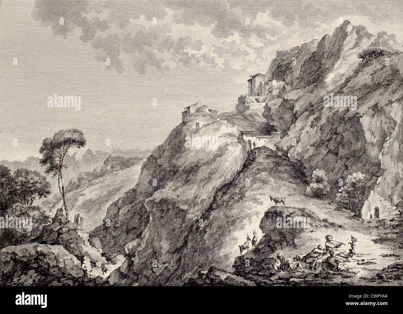 Sperlinga castle in Sicily Stock Photo - Alamy