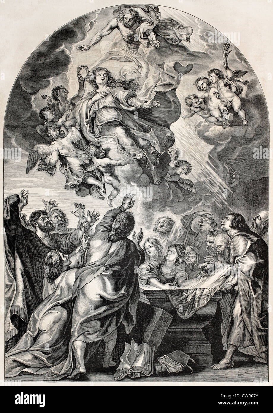 Assumption mary christ painting hi-res stock photography and images - Alamy