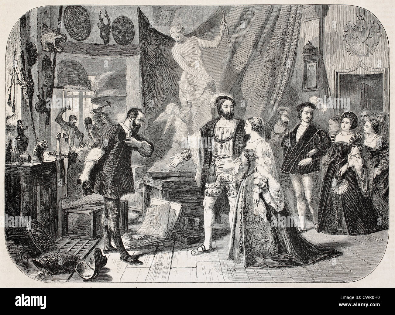 Benvenuto Cellini's atelier Stock Photo - Alamy