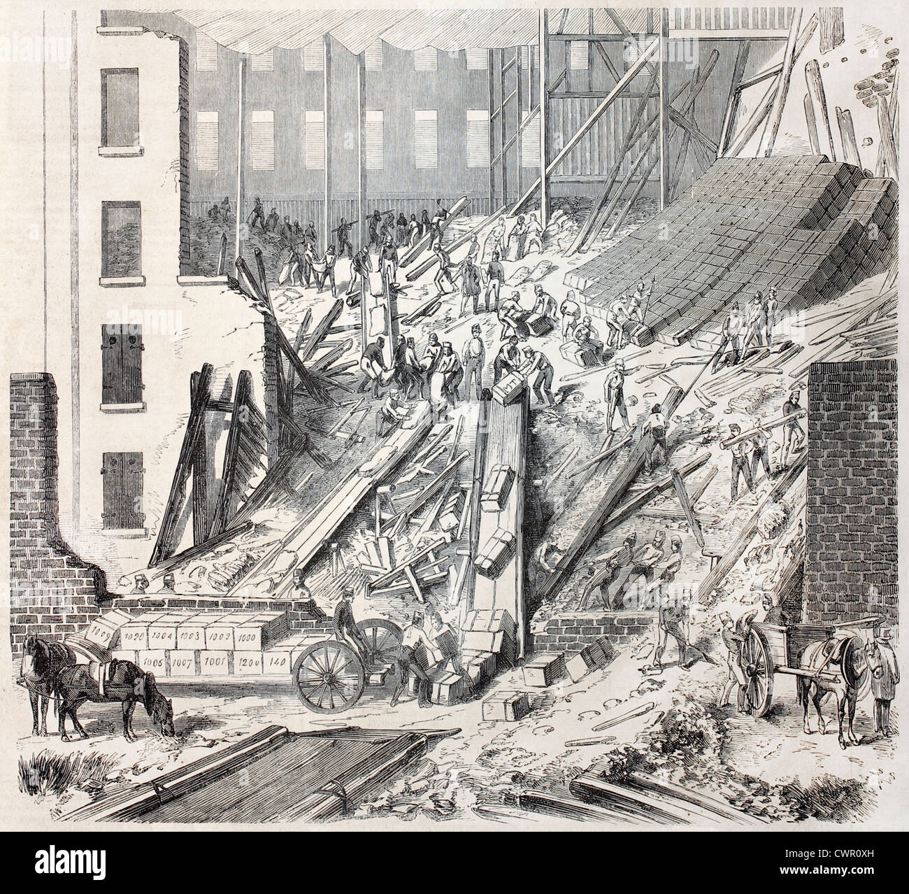 warehouse fall in Antwerp Stock Photo - Alamy