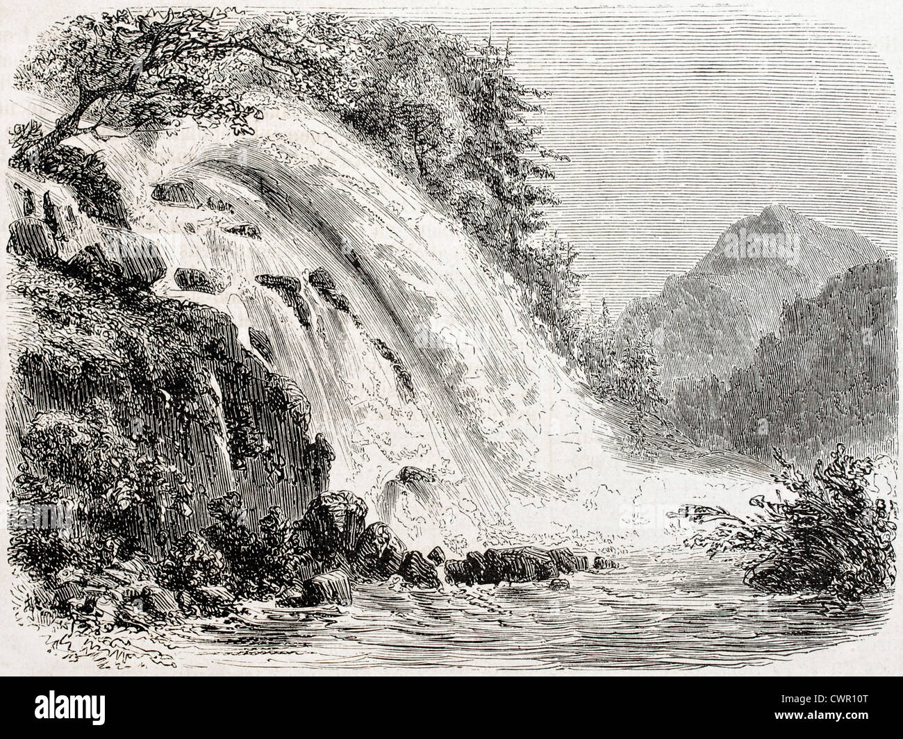 Calcaggia waterfalls, canton Ticino, Switzerland Stock Photo - Alamy