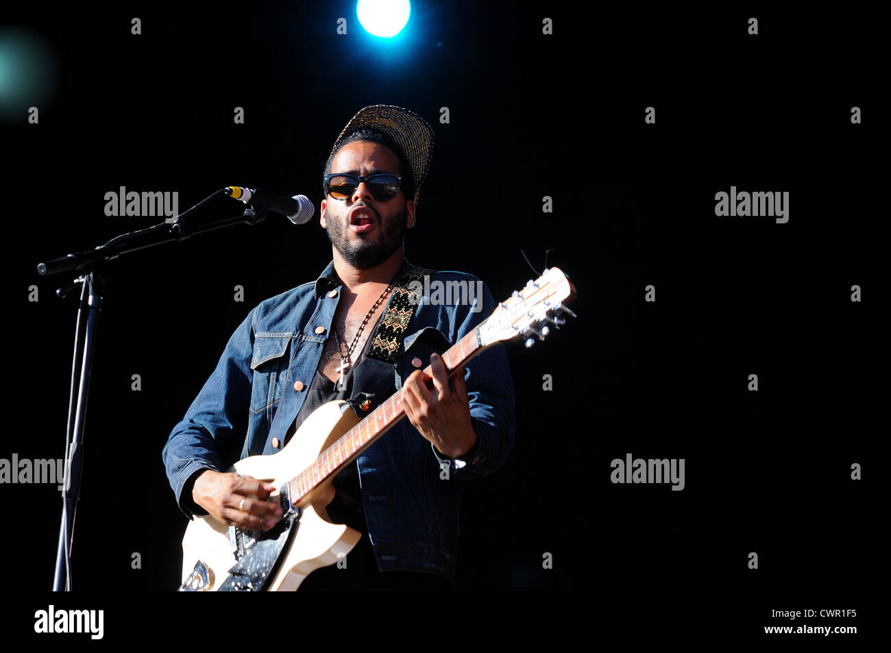 MADRID, SPAIN - JUNE 22: Twin Shadow band performs at Dia de la Musica ...
