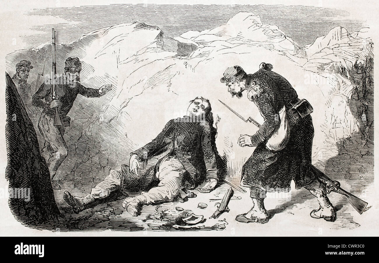 Wounded soldier dying hi-res stock photography and images - Alamy