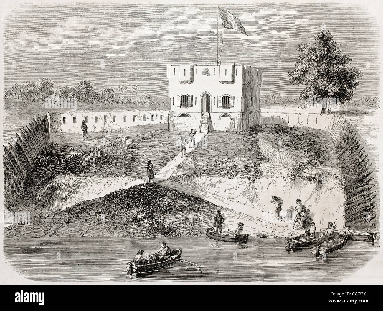 Senegal water tower hi-res stock photography and images - Alamy