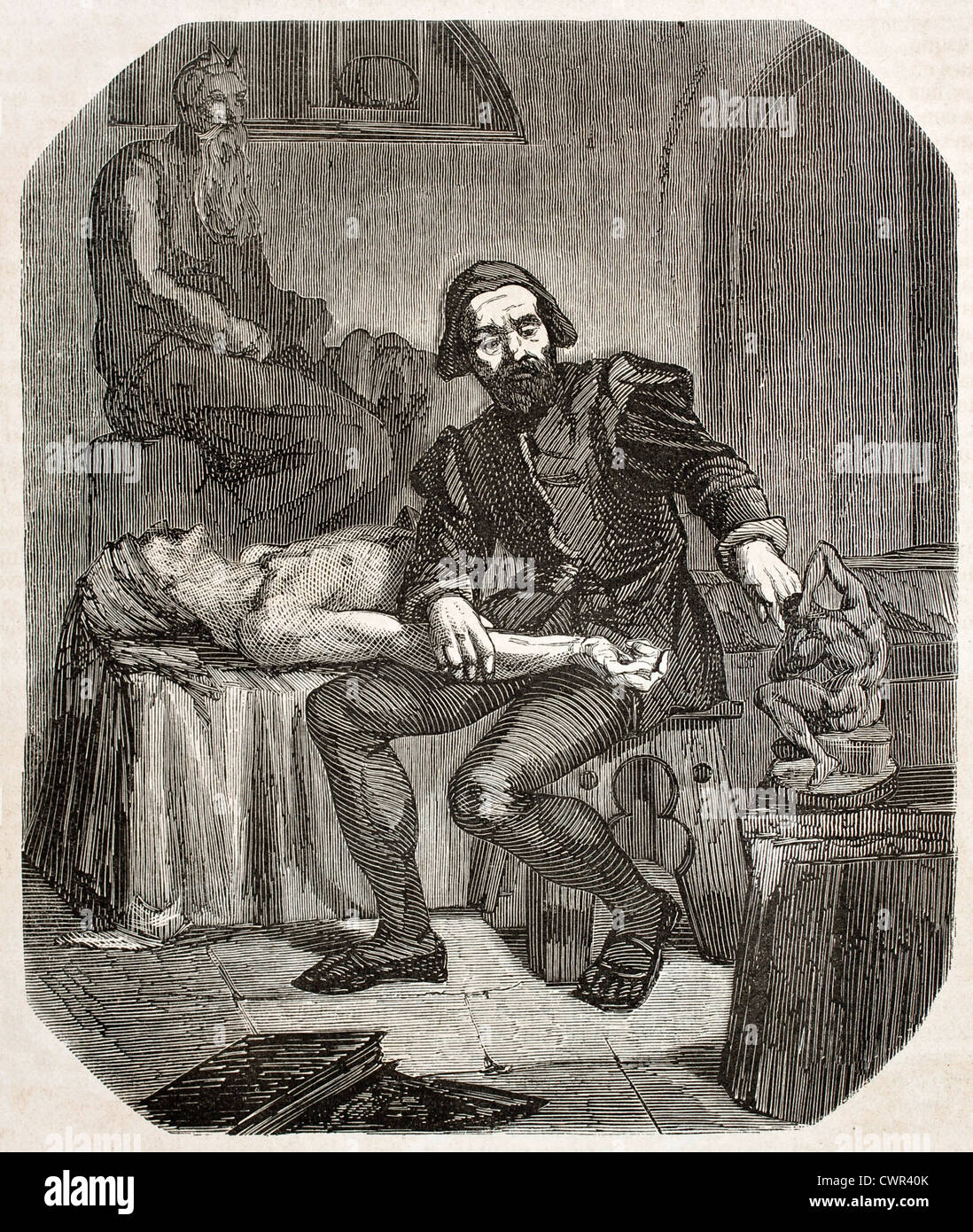 Michelangelo buonarroti painting hi-res stock photography and images ...