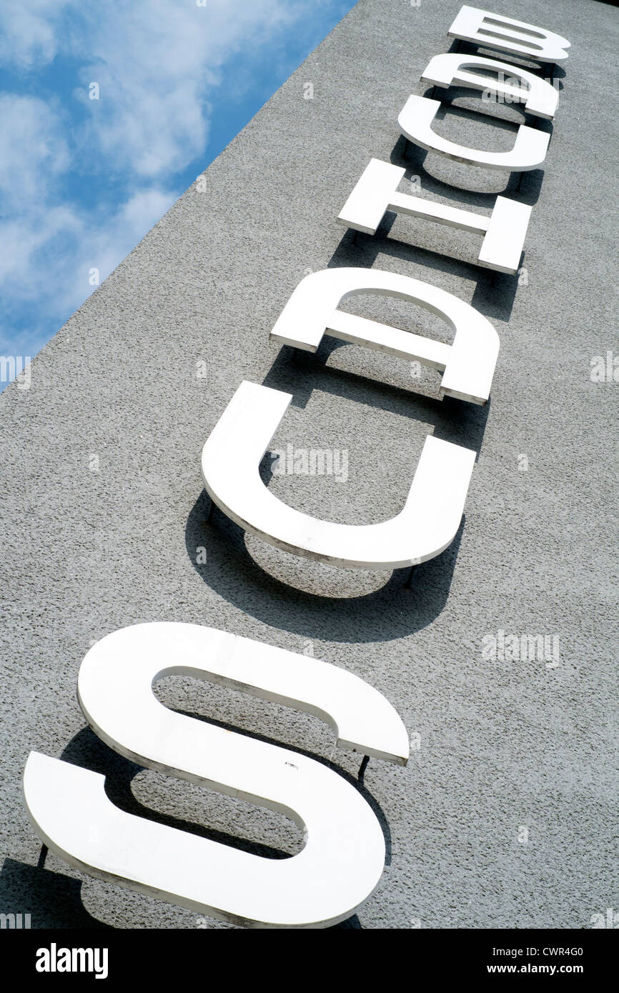 Bauhaus Building and architecture school designed by Walter Gropius in ...