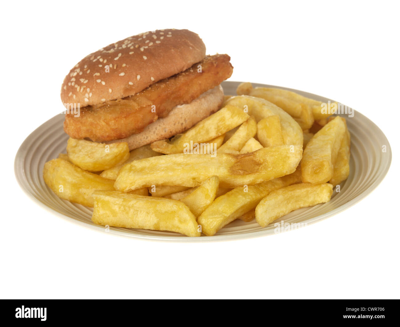 Fish Burger Fries High Resolution Stock Photography and Images - Alamy