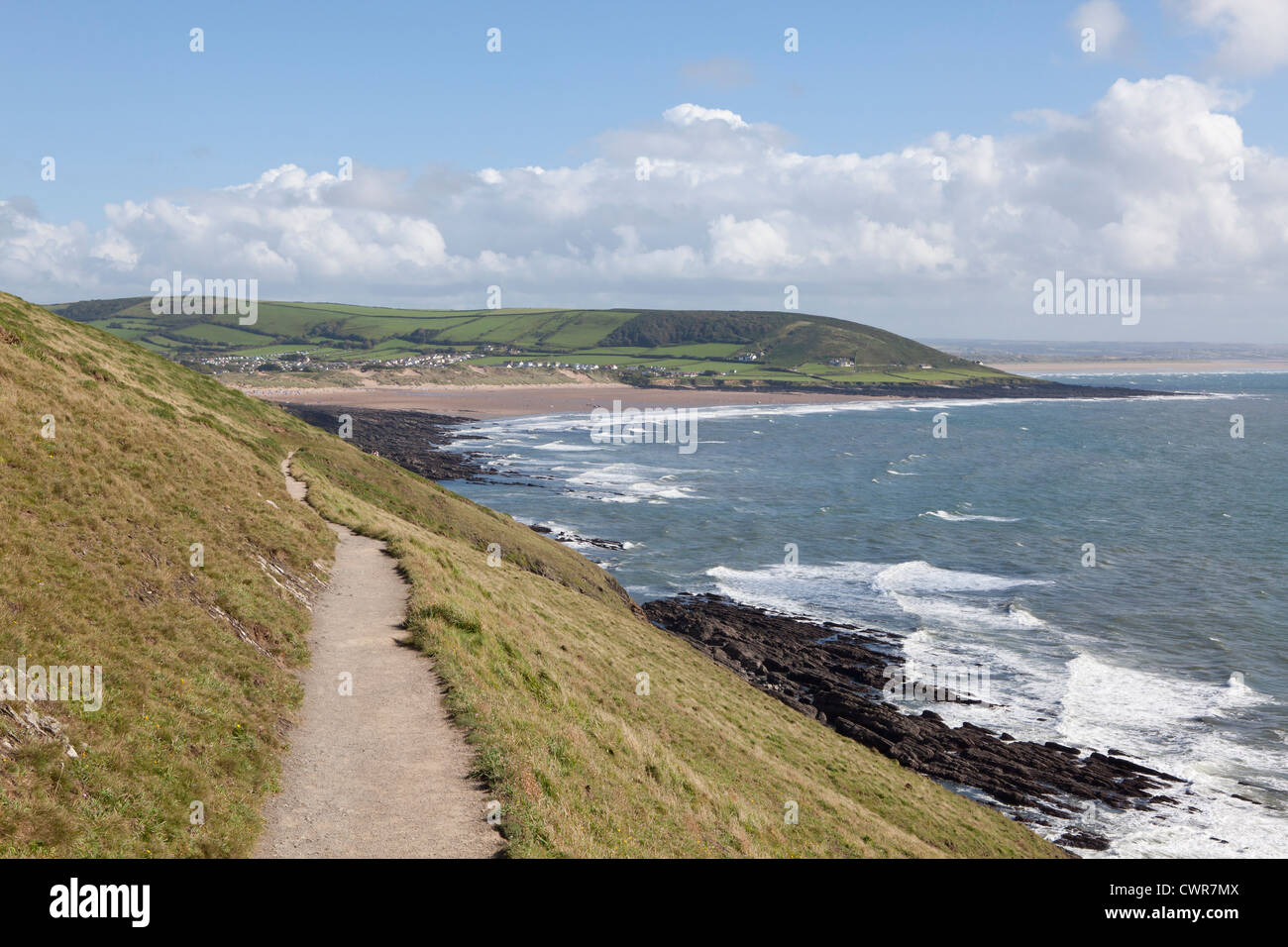 Croyde surfing beach hi-res stock photography and images - Alamy