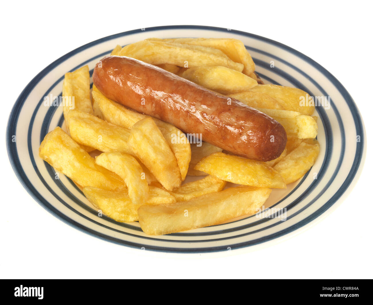 Authentic Traditional British Fish N' Chip Shop Jumbo Pork Sausage And ...