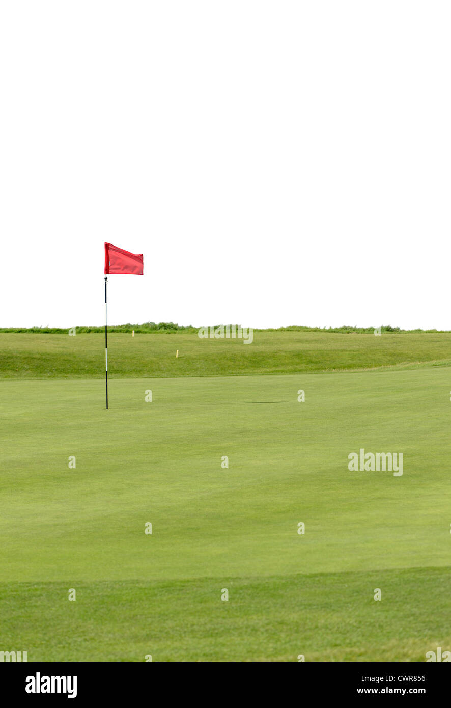 golf green on a links course Stock Photo - Alamy