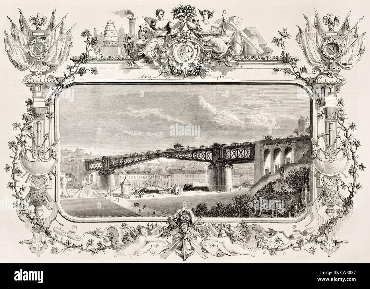 Aged iron bridge hi-res stock photography and images - Alamy