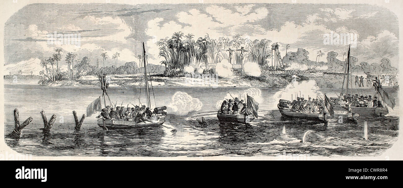 Cochinchina expedition Stock Photo - Alamy