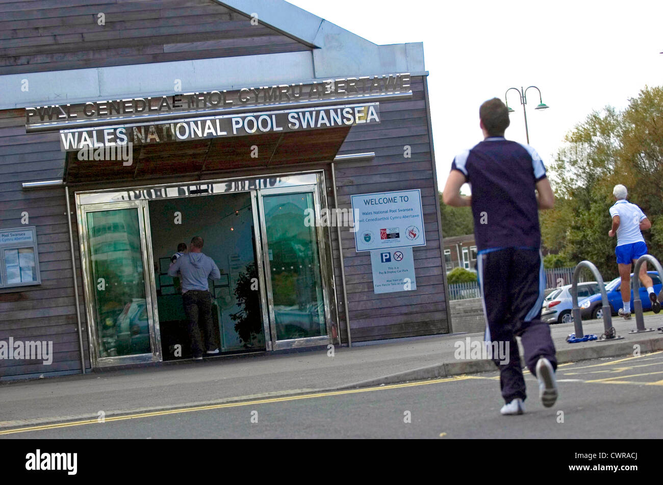 Wales National Swimming Pool in Swansea Stock Photo - Alamy