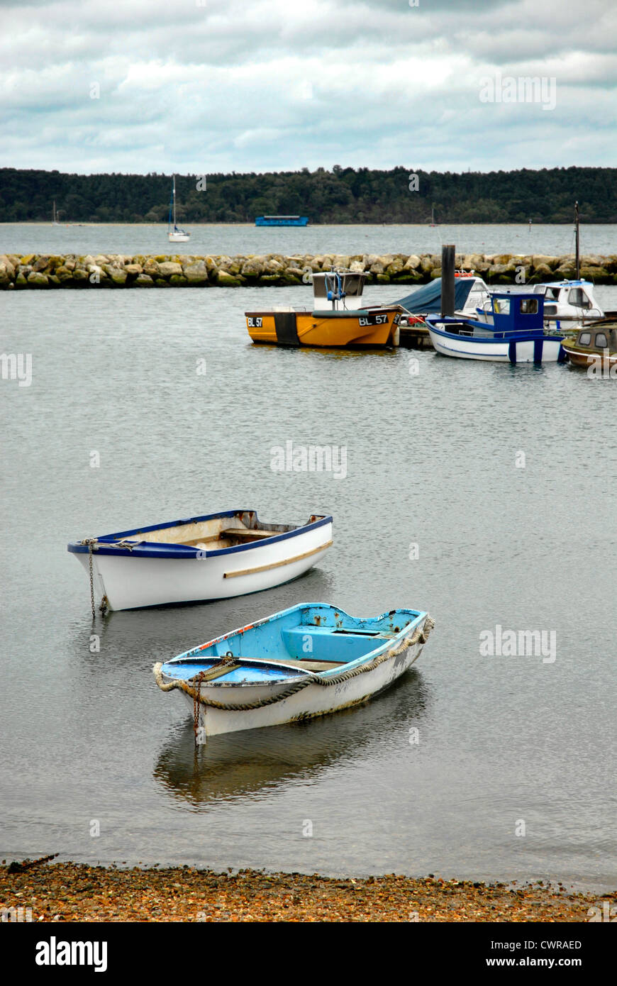 Boats on the water. Poole, England Stock Photo - Alamy