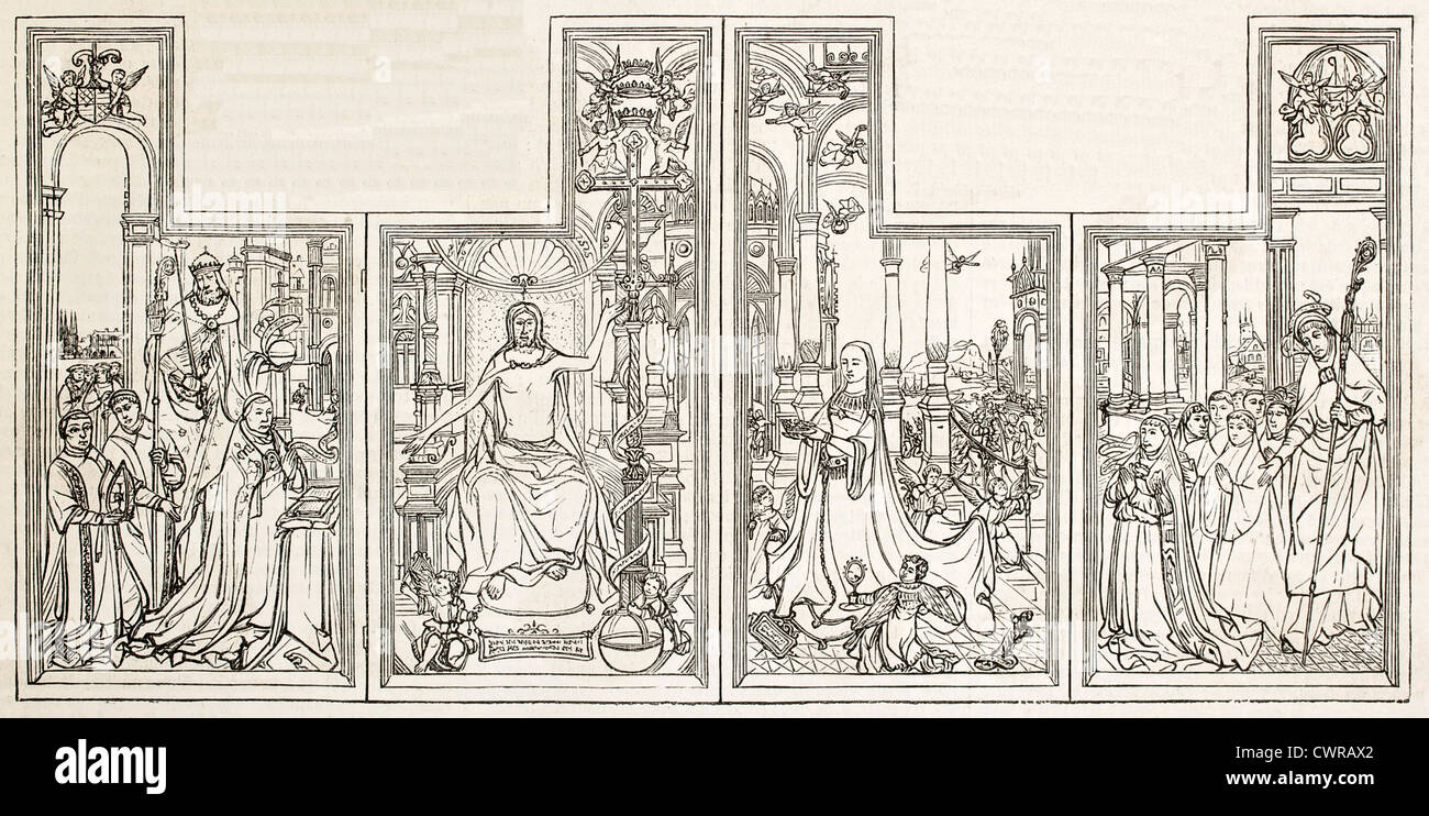 Panel painting hi-res stock photography and images - Alamy