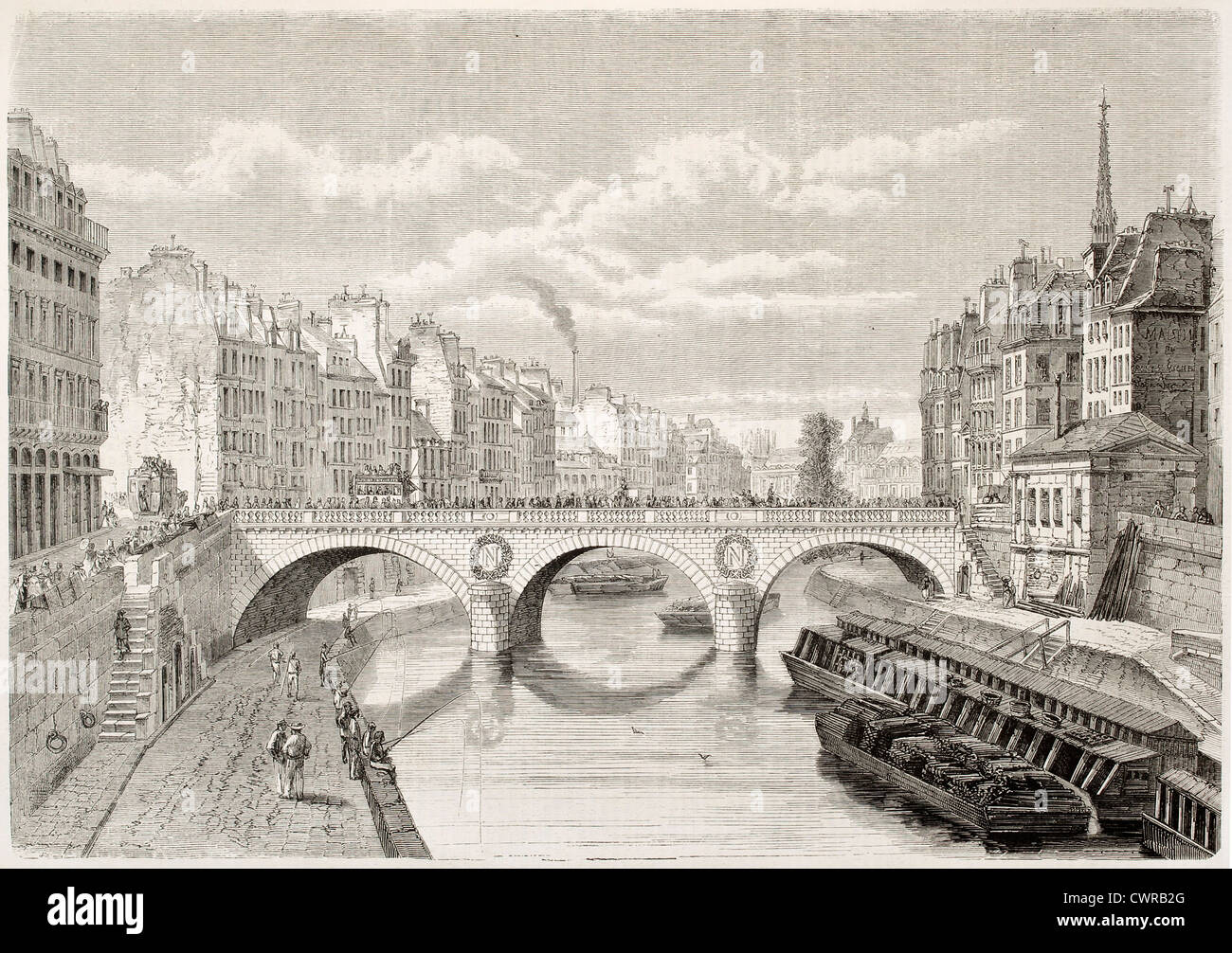 Old paris painting hi-res stock photography and images - Alamy