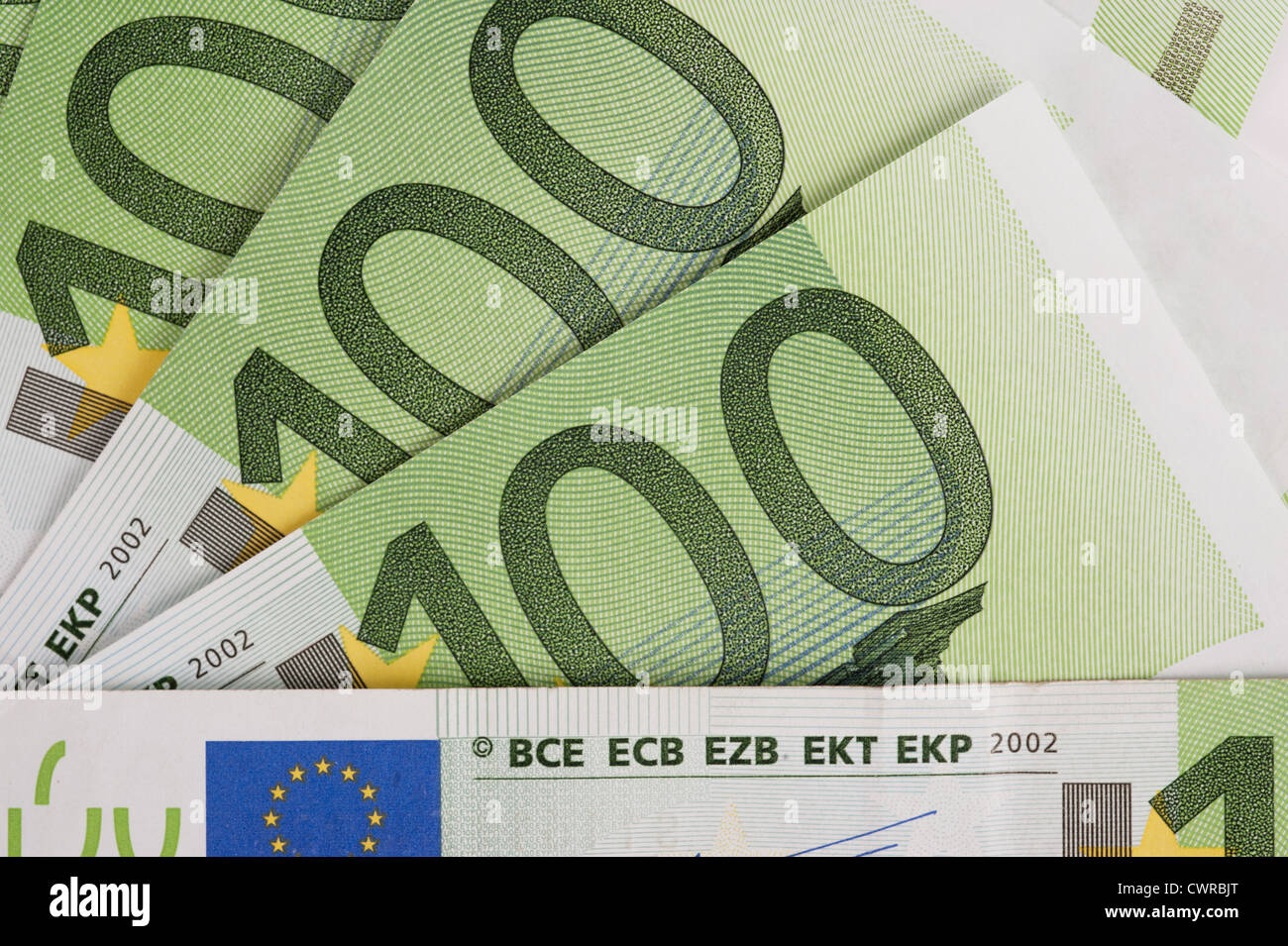 New euro banknotes as a background, close-up Stock Photo - Alamy