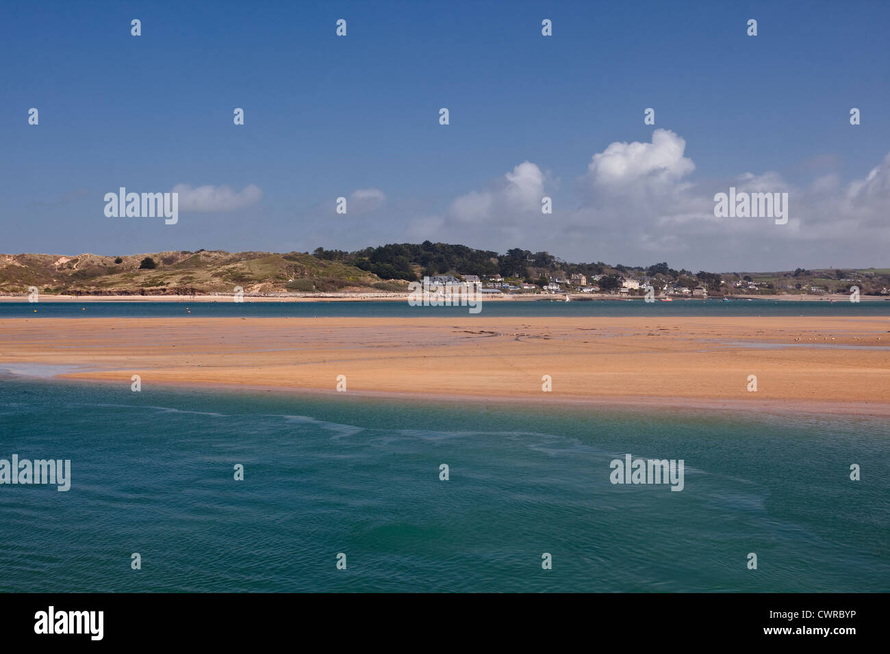 Looking across the river Camel from Padstow Stock Photo - Alamy