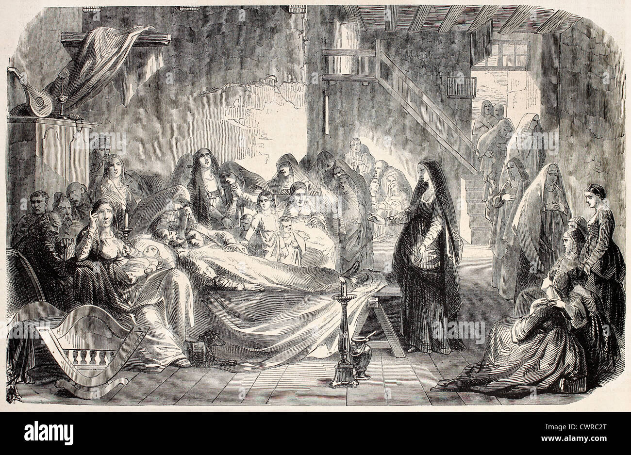 Vocero old illustration Stock Photo - Alamy