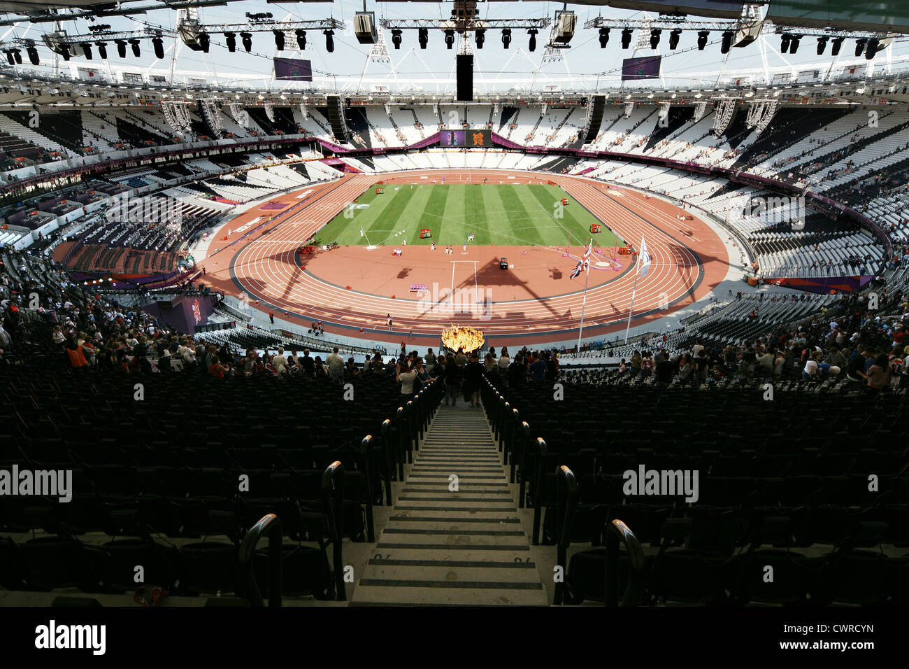 Inside the olympic stadium hi-res stock photography and images - Alamy