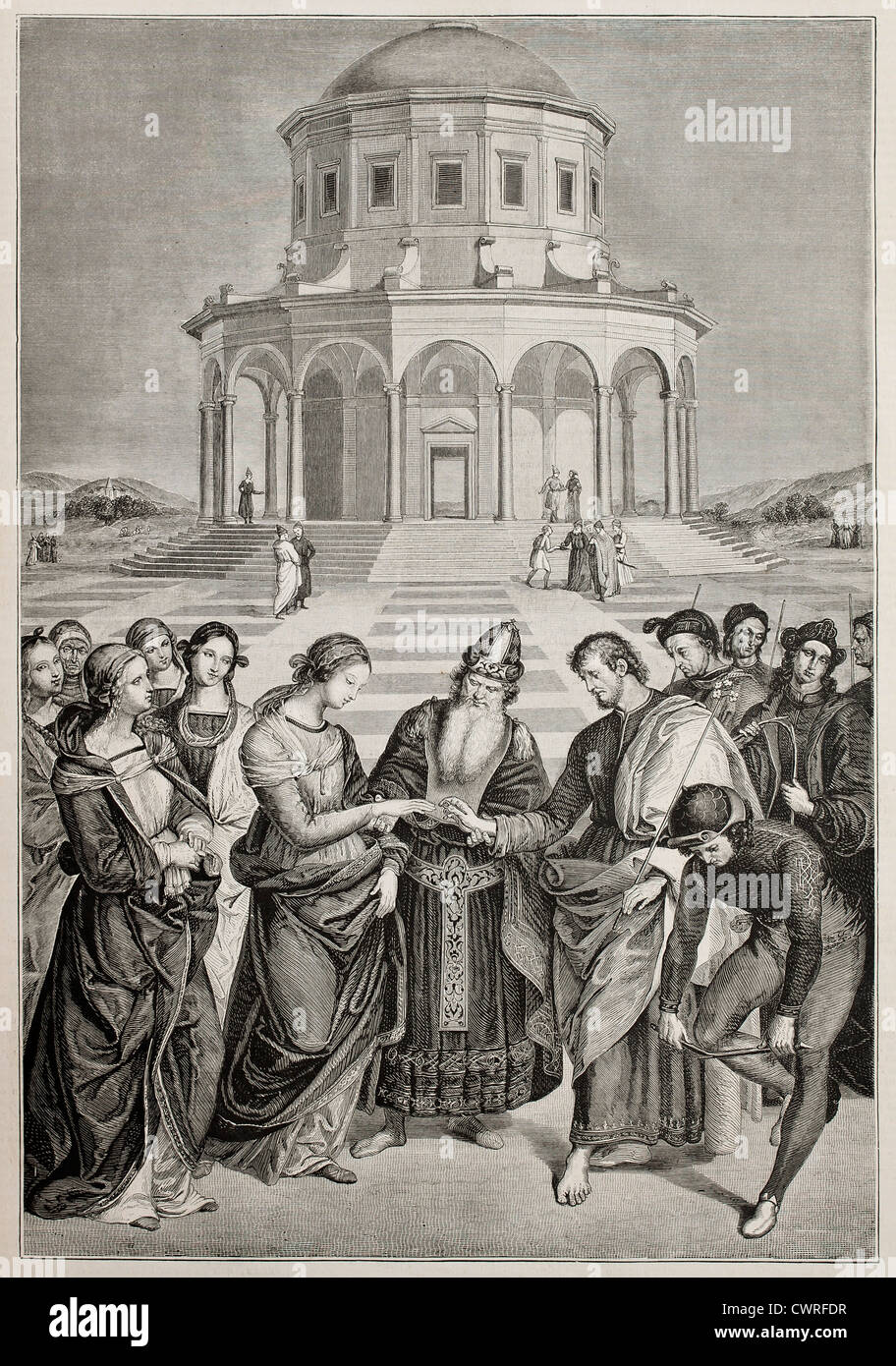 Raphael Marriage Of The Virgin Detail