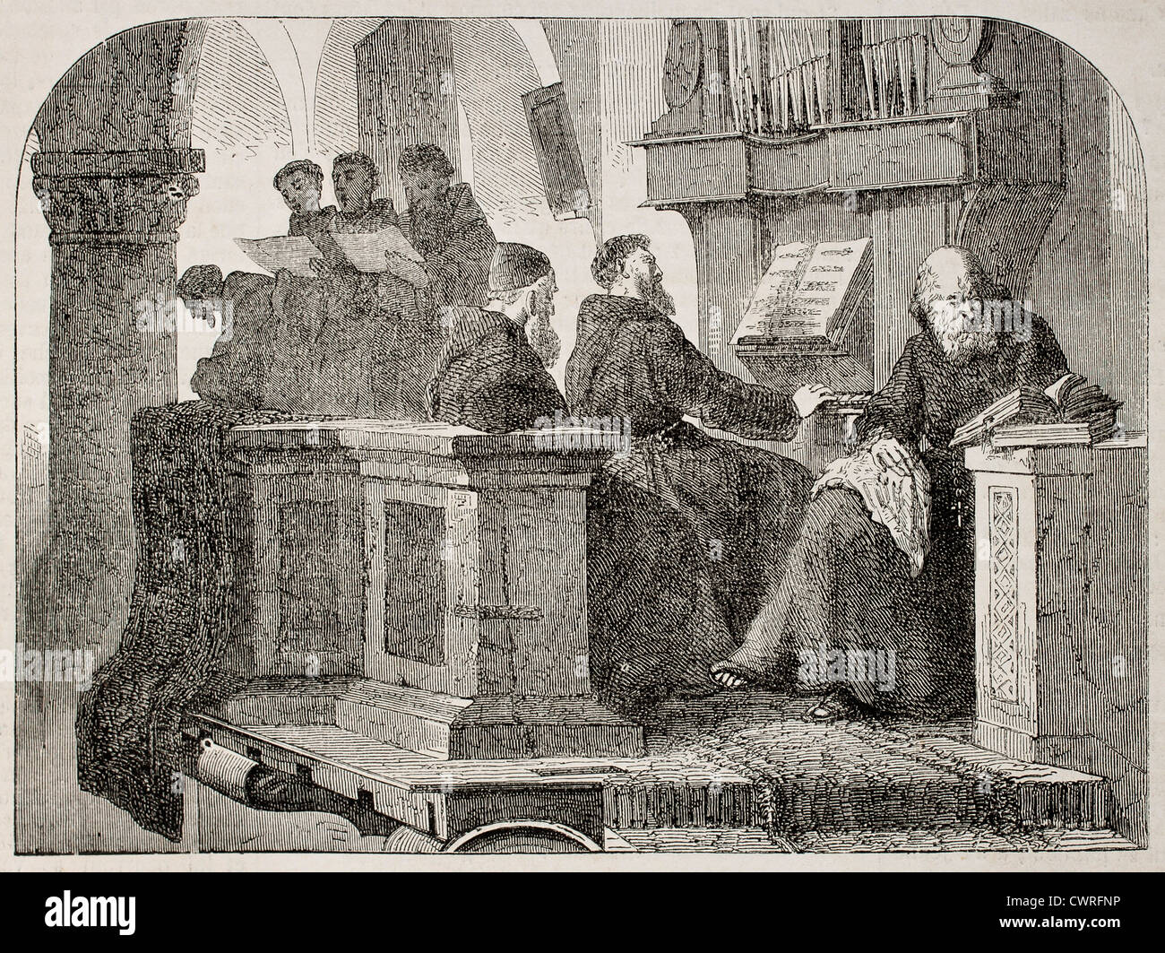 Christian monks singing hi-res stock photography and images - Alamy