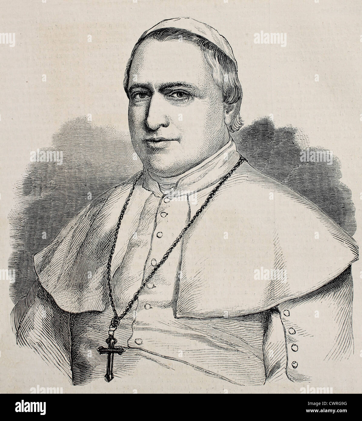 Pope Pius IX Stock Photo - Alamy
