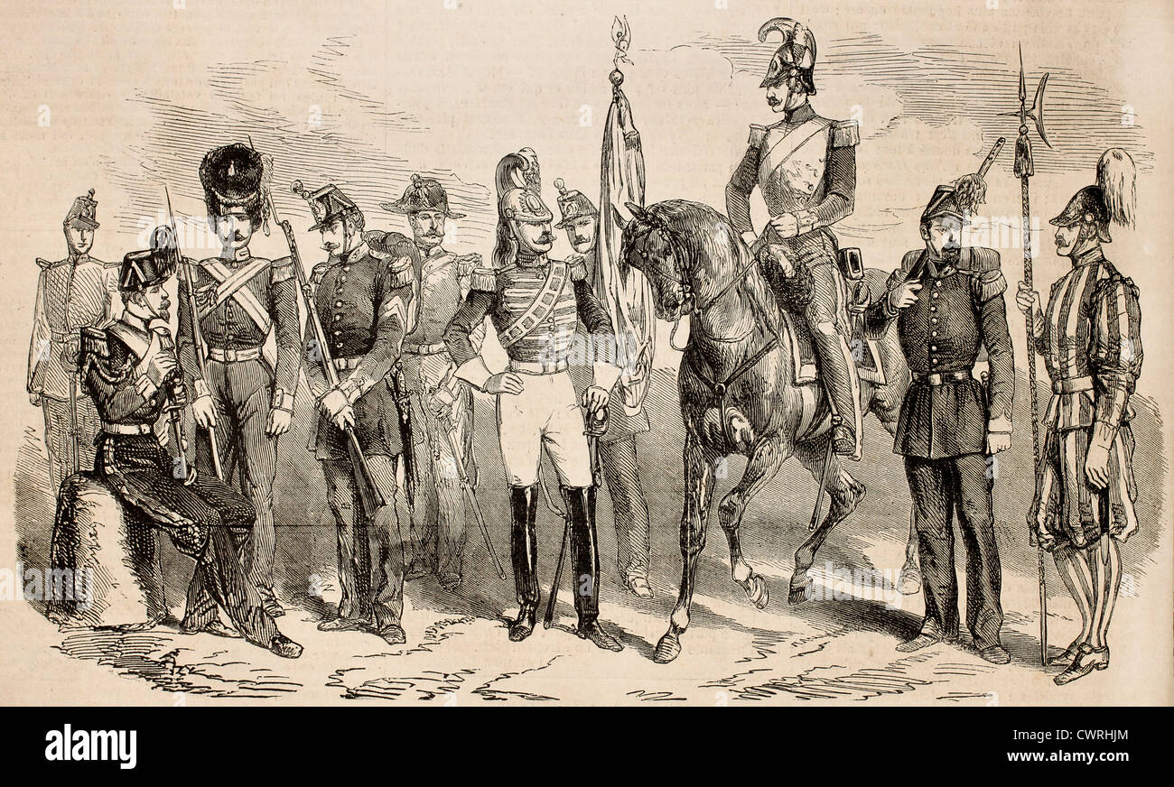 Vatican Army uniforms Stock Photo - Alamy