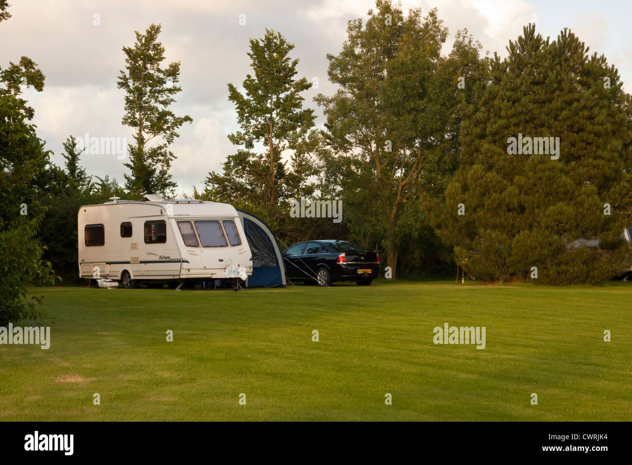 Caravans on small caravan club site called a CL "certified location ...