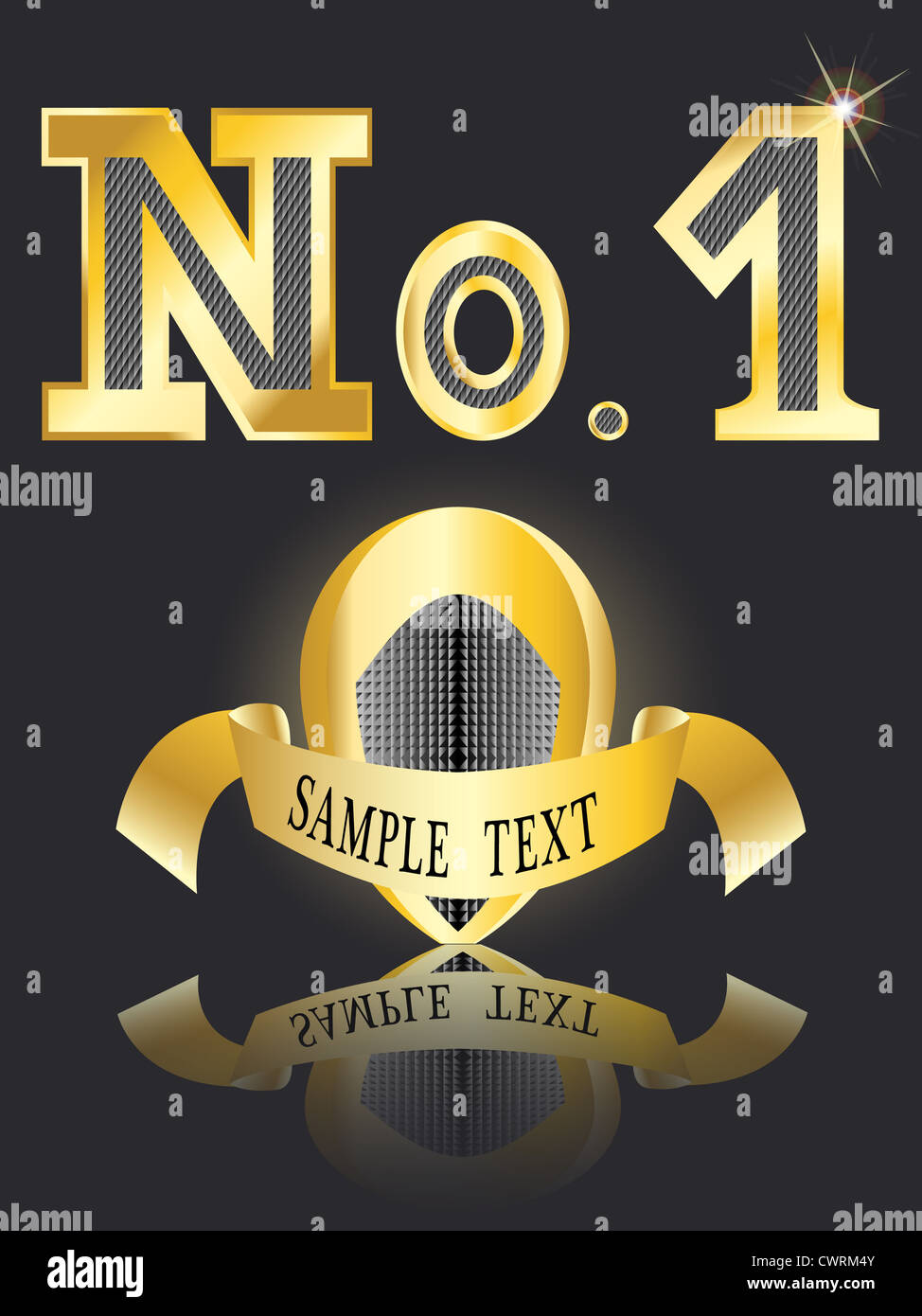 first position gold label vector icon Stock Photo - Alamy