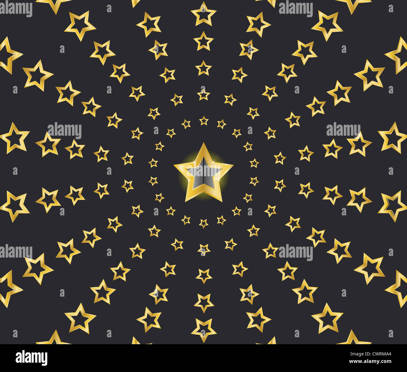 gold star vector illustration Stock Photo - Alamy