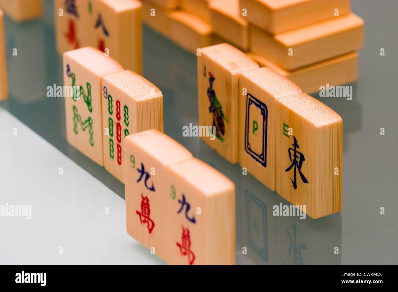 Mahjong tile hi-res stock photography and images - Alamy