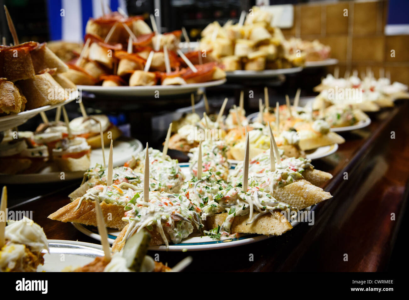 Tapas display hi-res stock photography and images - Alamy