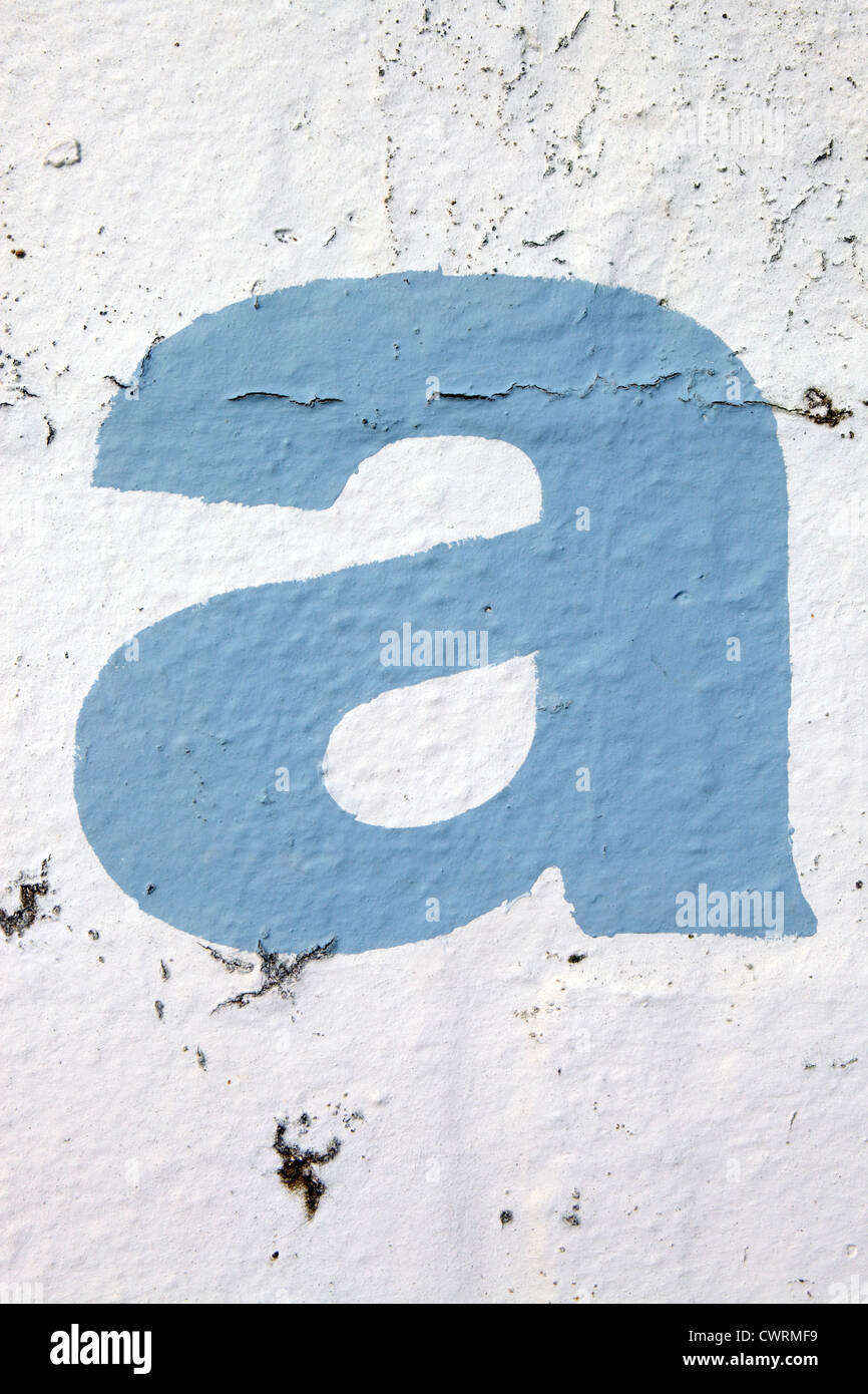 Letter a lowercase hi-res stock photography and images - Alamy
