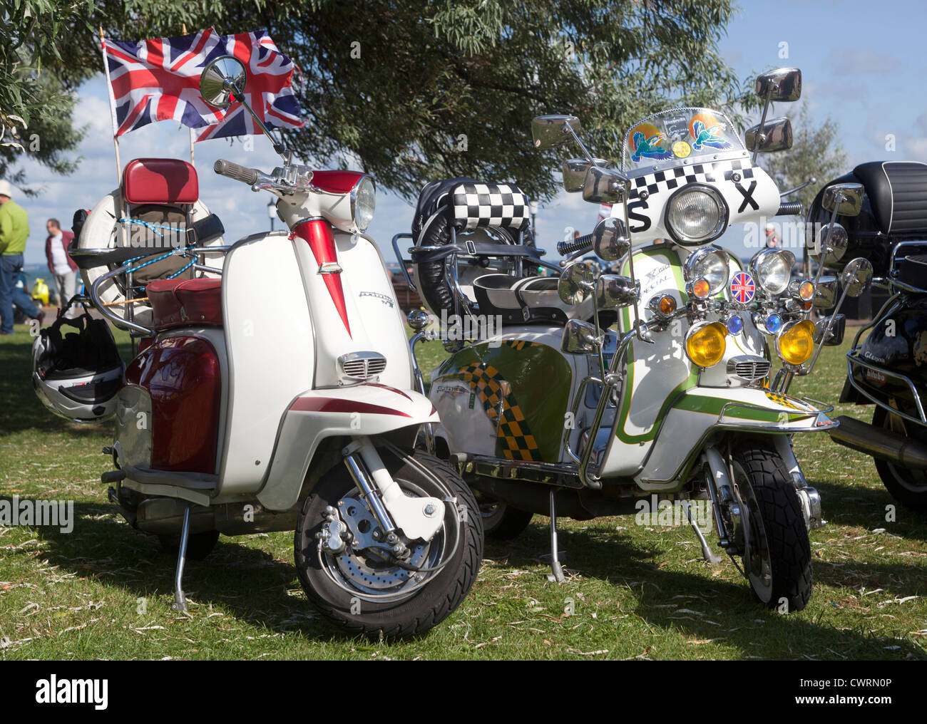 Old lambretta scooter vintage rally hi-res stock photography and images ...