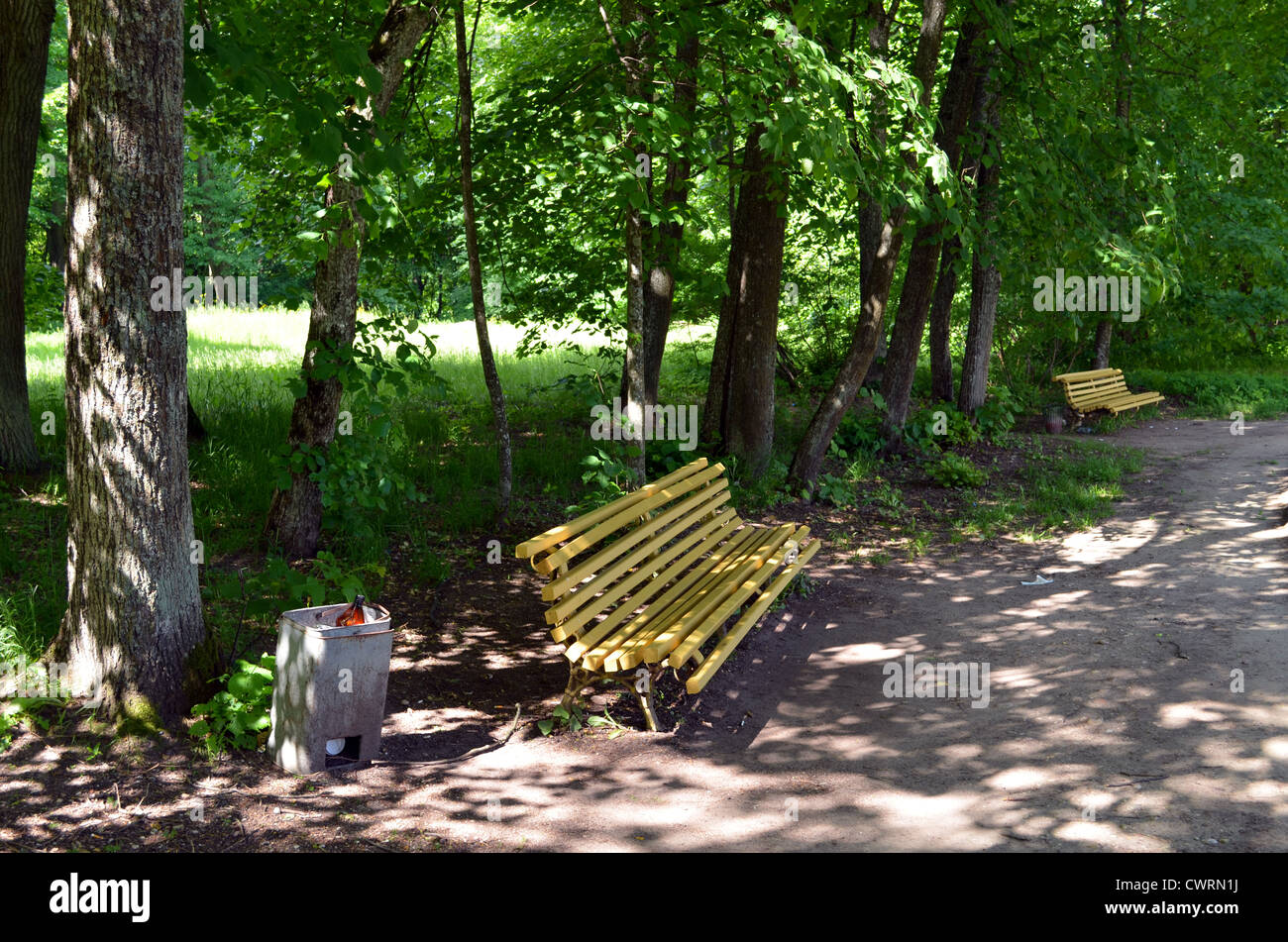 Trash under tree hi-res stock photography and images - Alamy