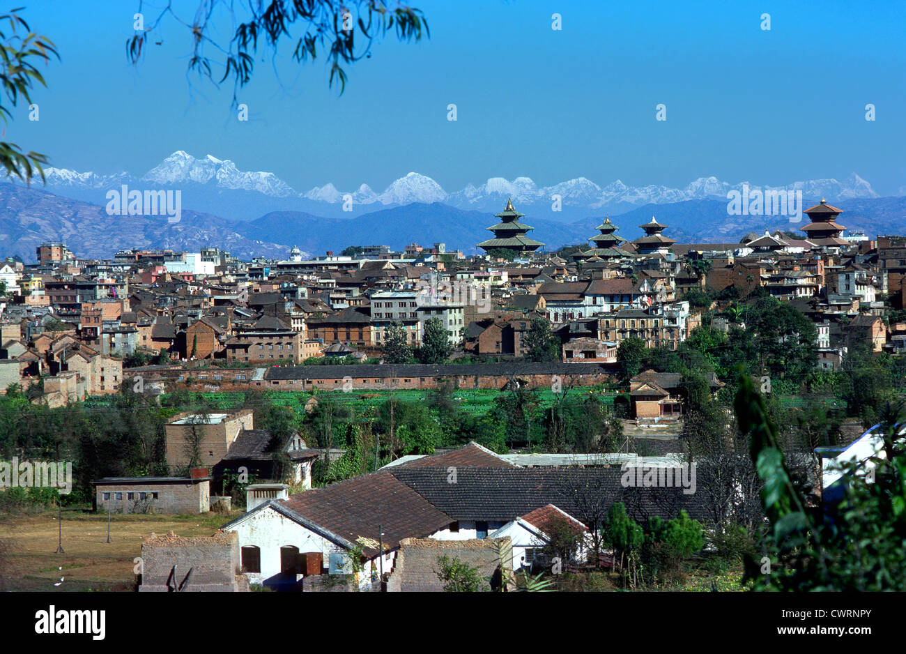 Kathmandu nepal mountains hi-res stock photography and images - Alamy